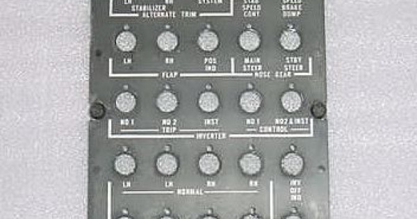 370-540185-41, Falcon 20 Aircraft Circuit Breaker Panel